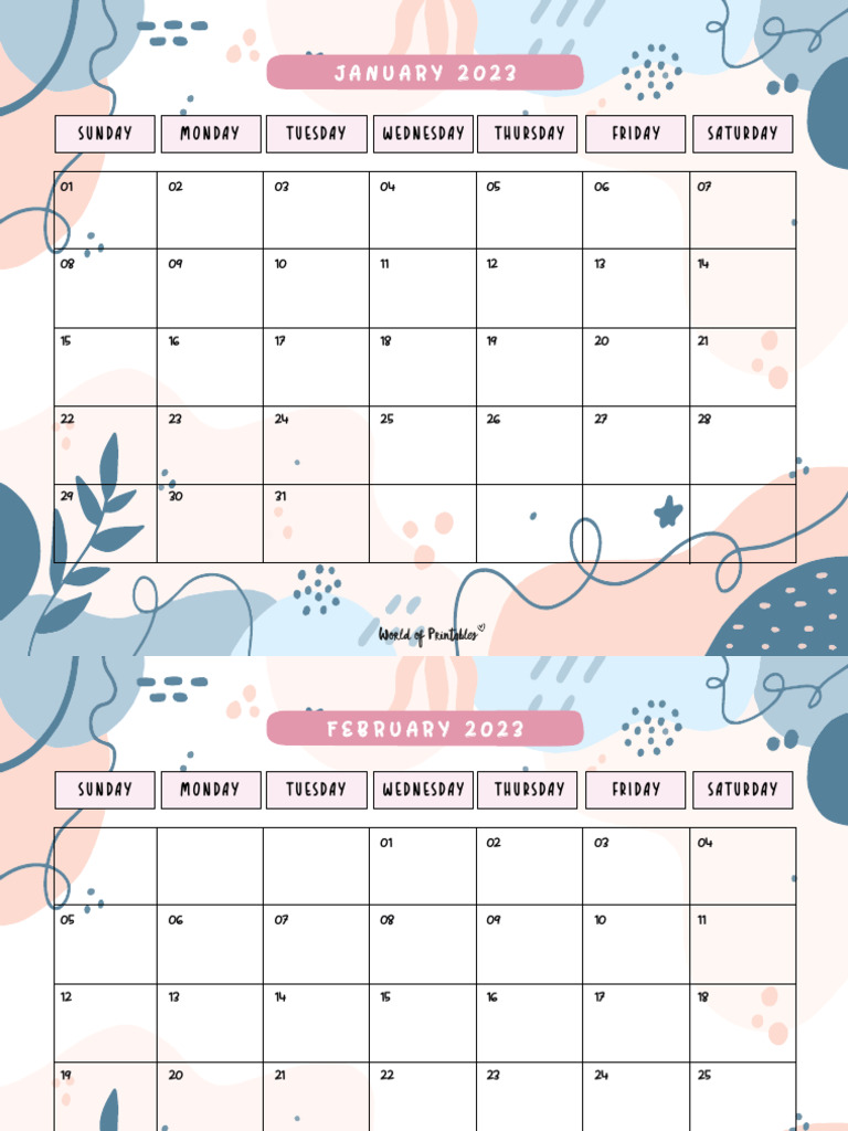 2023 Calendar Template 104 | PDF