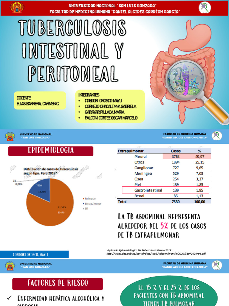 TBC Intestinal y Peritoneal | PDF | Tuberculosis | Inmunología