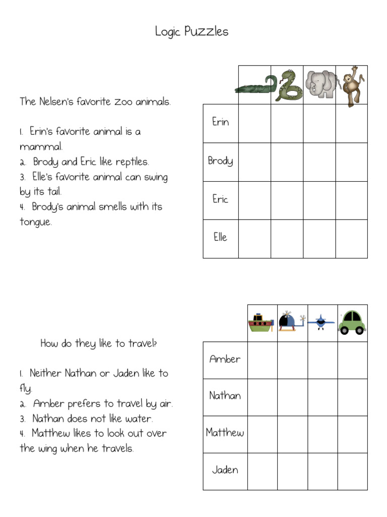 Fun LogicPuzzles | PDF