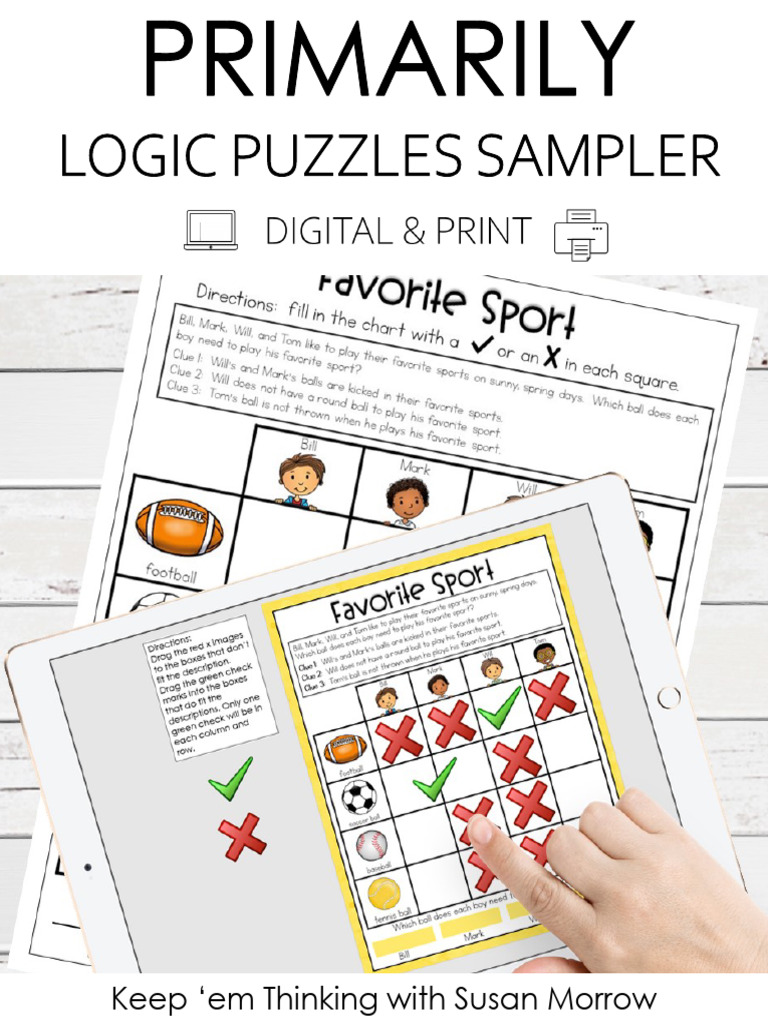 Primary Logic Puzzles | PDF | Puzzles | Thought