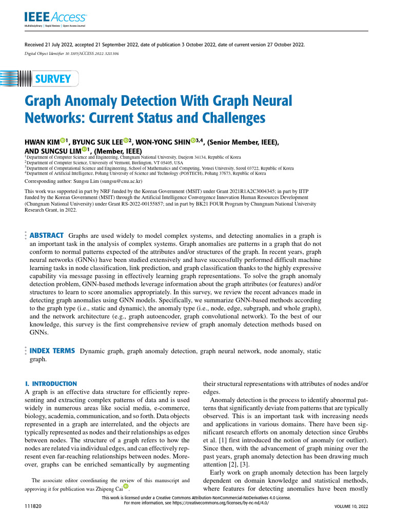 Graph Anomaly Detection With Graph Neural Networks Current Status And 9923