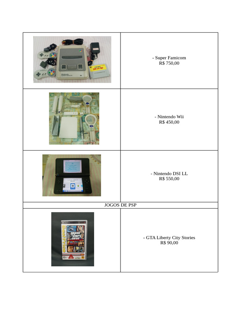 Catalogo Games | PDF