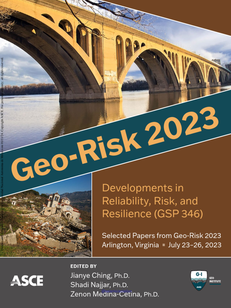 Geo Risk 2023 Developments in Reliability, Risk, and Resilience | PDF | Geotechnical Engineering ...