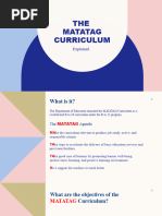 Matatag Curriculum IDF Overview | PDF | Instructional Design | Learning