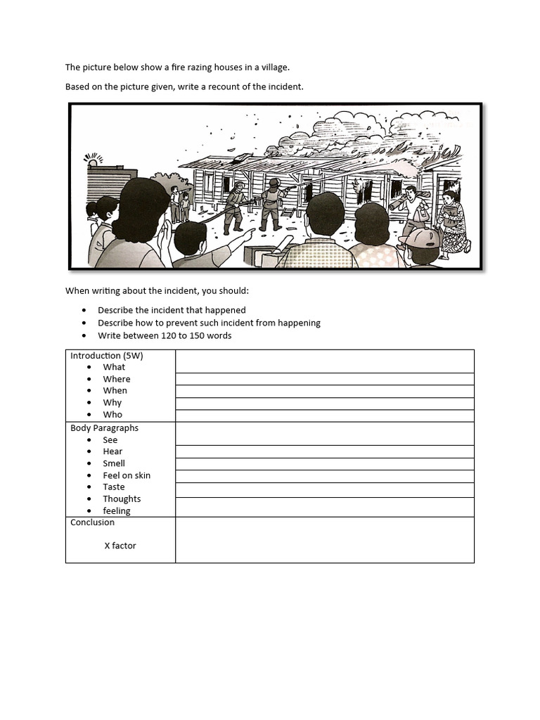 5W1H Writing Guide | PDF