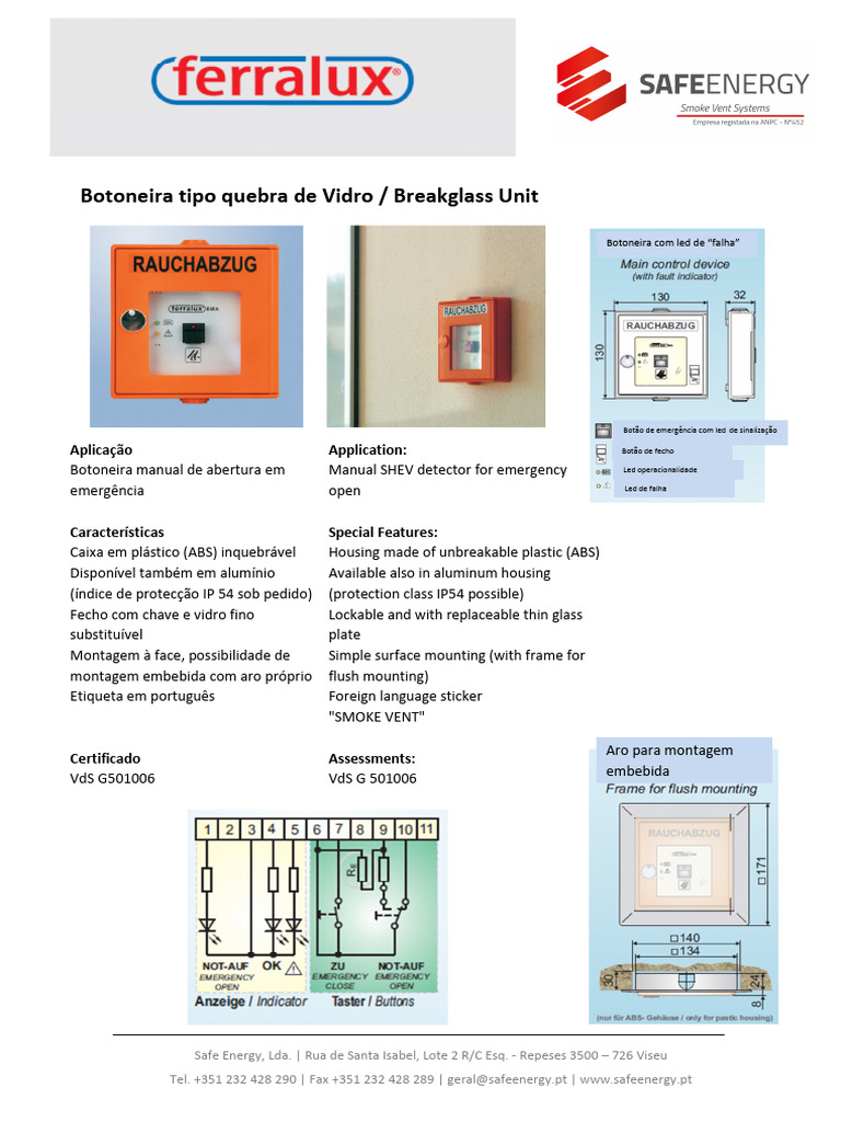 Botoneira HSE Tipo Quebra de Vidro | PDF | Materiais | Substancias químicas