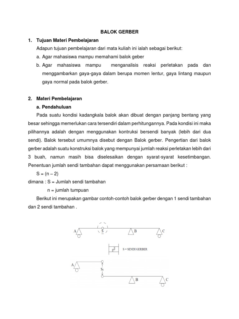 Pert. 6 BALOK GERBER | PDF