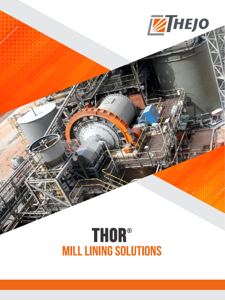 Thejo Australia - Brochure - Thor - Mill - Lining - Solutions | PDF