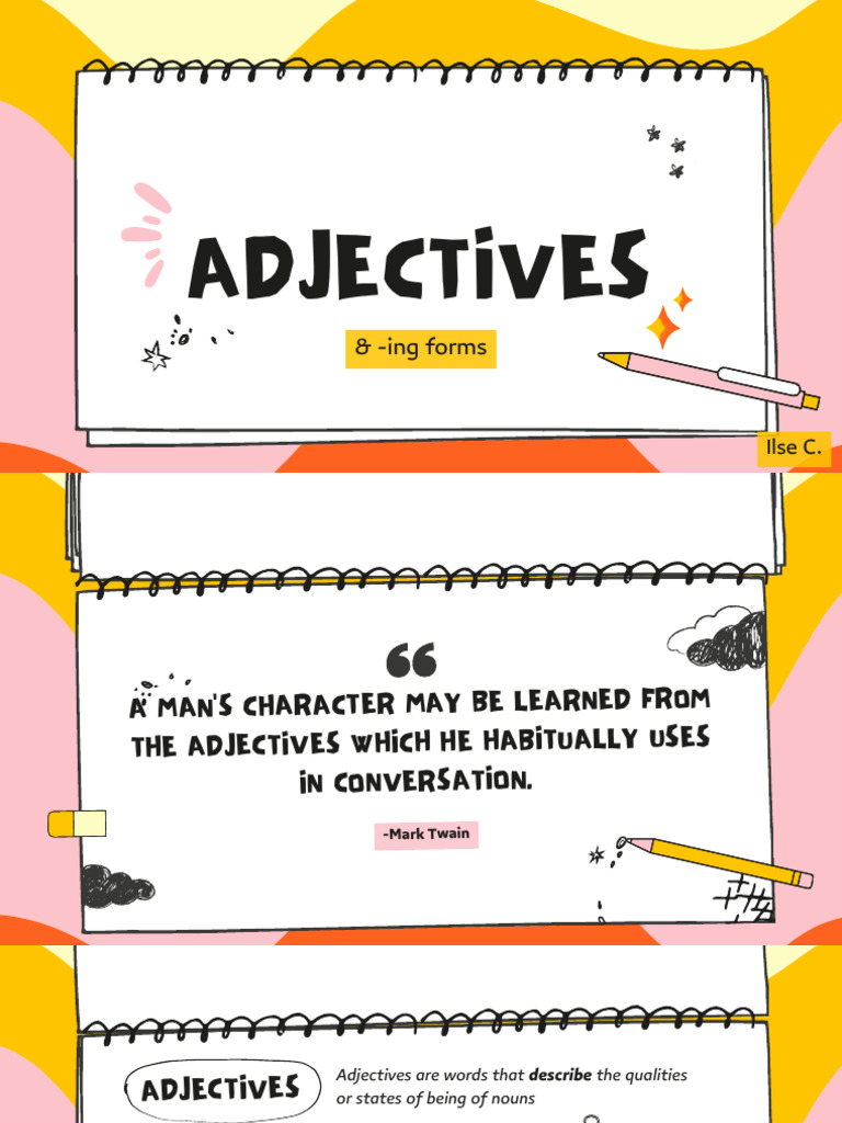 Adjectives - Class For Beginners | PDF | Adjective | Noun