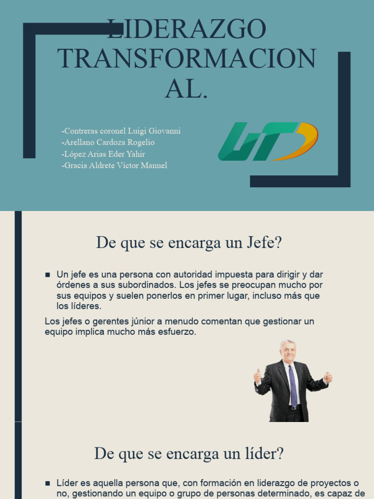 Liderazgo Transformacional | PDF | Liderazgo | Comunicación