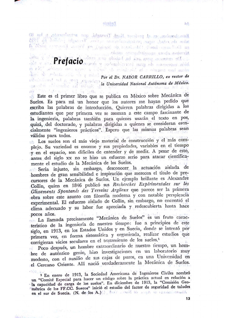 Prefácio - Nabor Carrillo | PDF