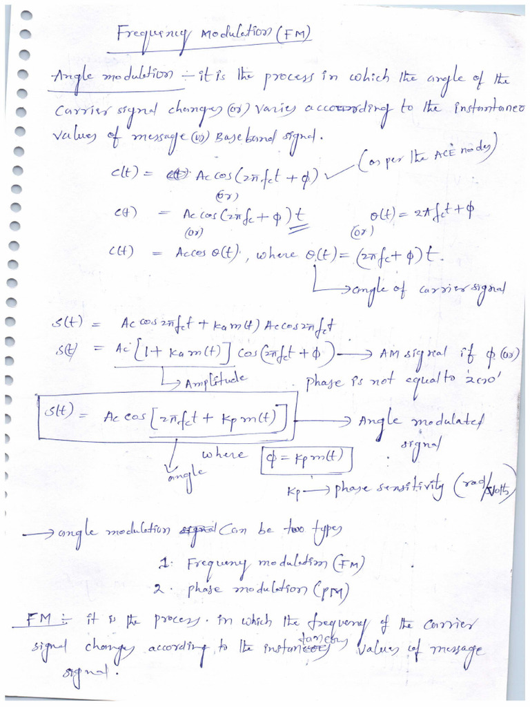 Hand Written Notes Unit-II-1 (1) | PDF
