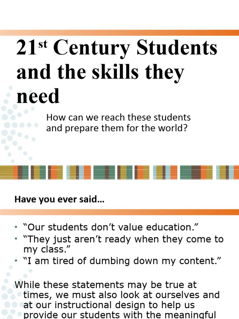 21st Century Skills for Digital Natives | PDF | Learning | Collaboration