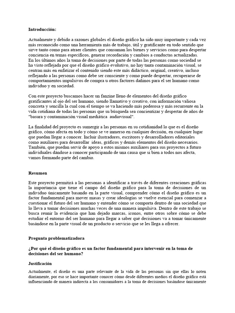 Anteproyecto Borrador | PDF | Aprendizaje | Diseño