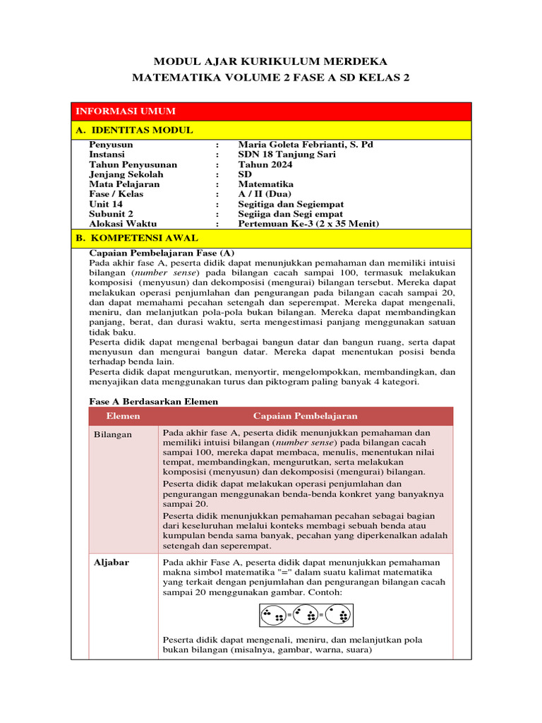 Modul Ajar Mtk Pdf - EmriDev