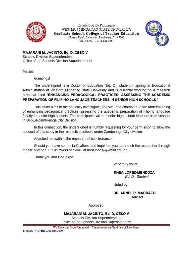 Letter Division Office | PDF | Philippines | Learning