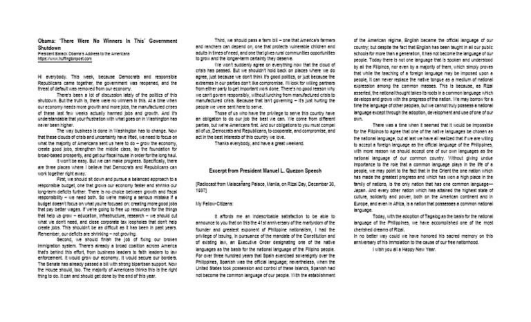 Transcript Excerpt | PDF | Philippines