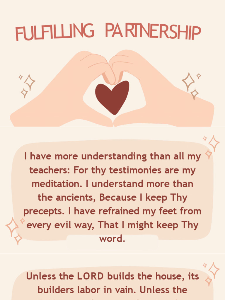 Fulfilling Partnership | PDF | Serpents In The Bible | Religious Belief ...