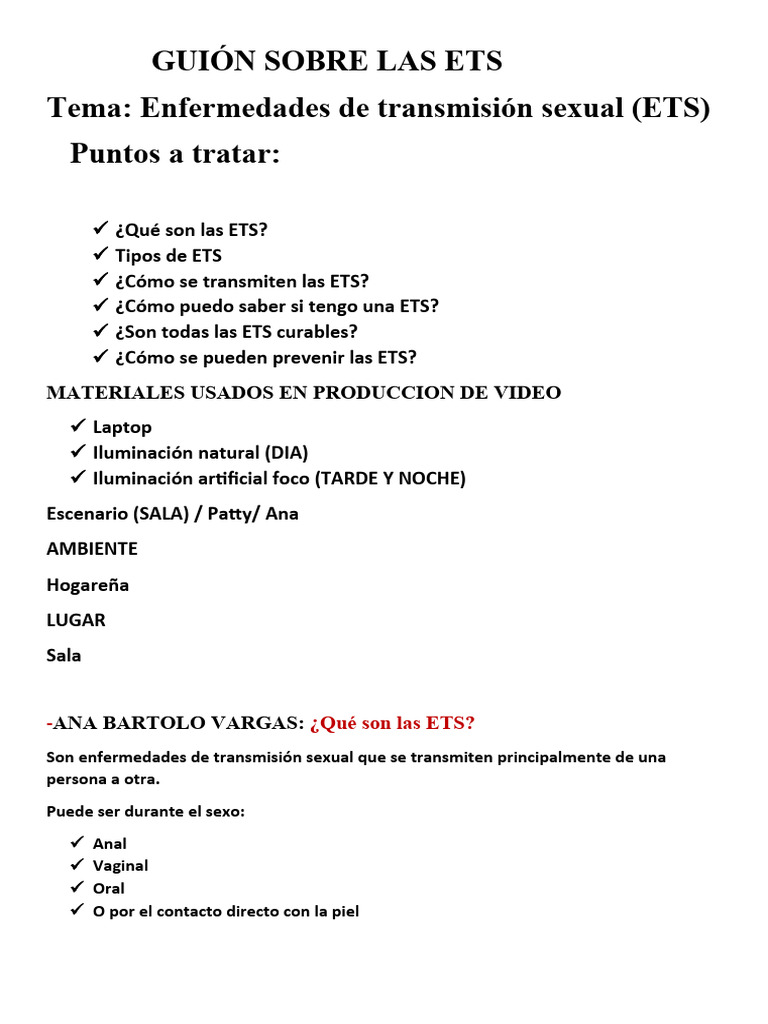 Guía Completa sobre ETS | PDF | Infección transmitida sexualmente | Ciencias de la Salud