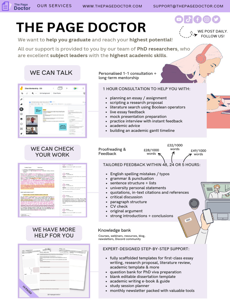 The Page Doctor Supporting Document | PDF | Essays | Writing