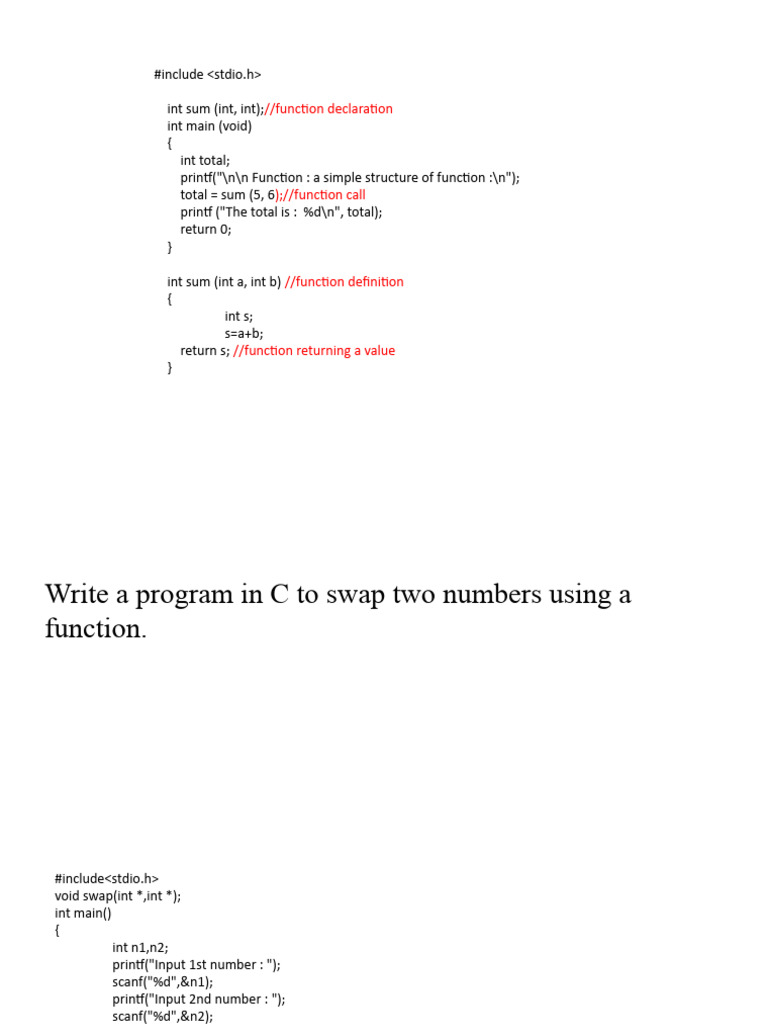 Functions Pdf Pointer Computer Programming Computing