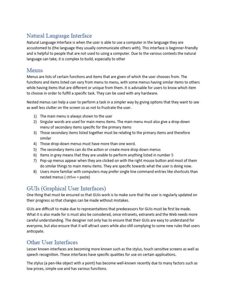 (To Copy and Paste Into ICT | PDF | Menu (Computing) | Graphical User Interfaces