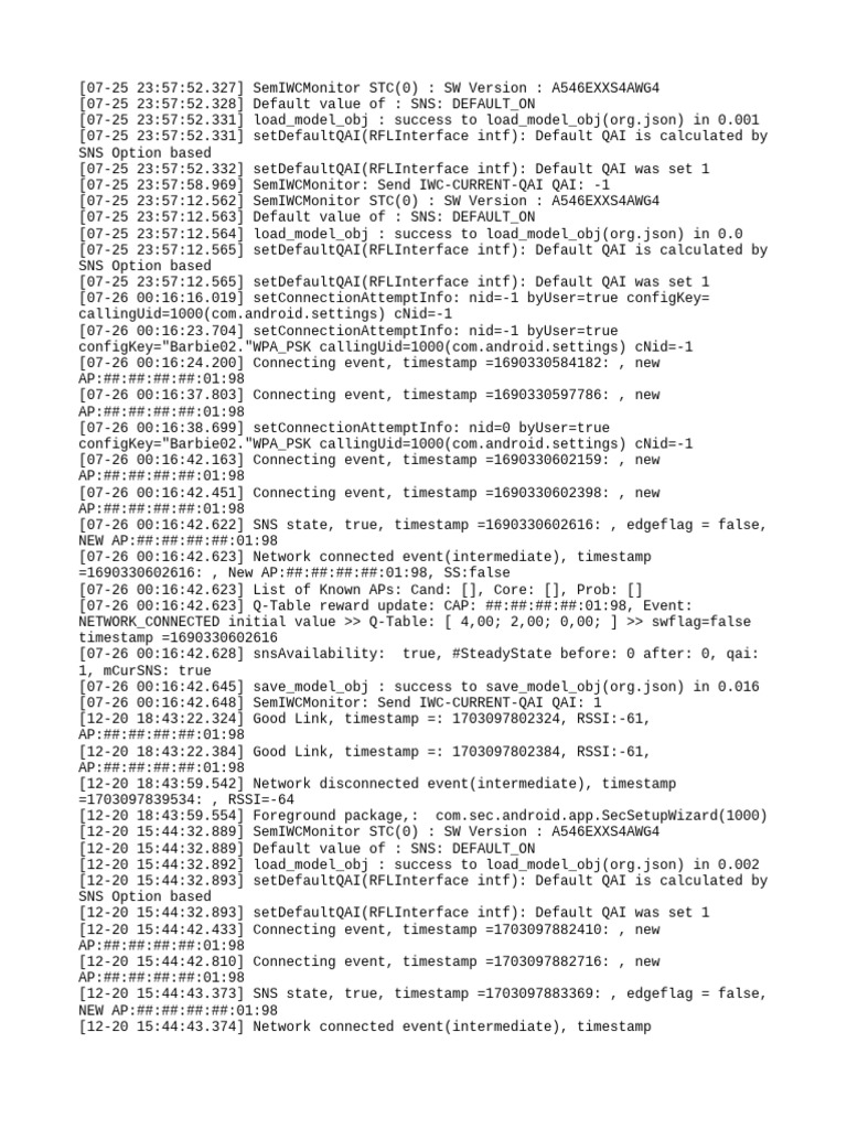 Network Connection Logs | PDF | Computing | Software