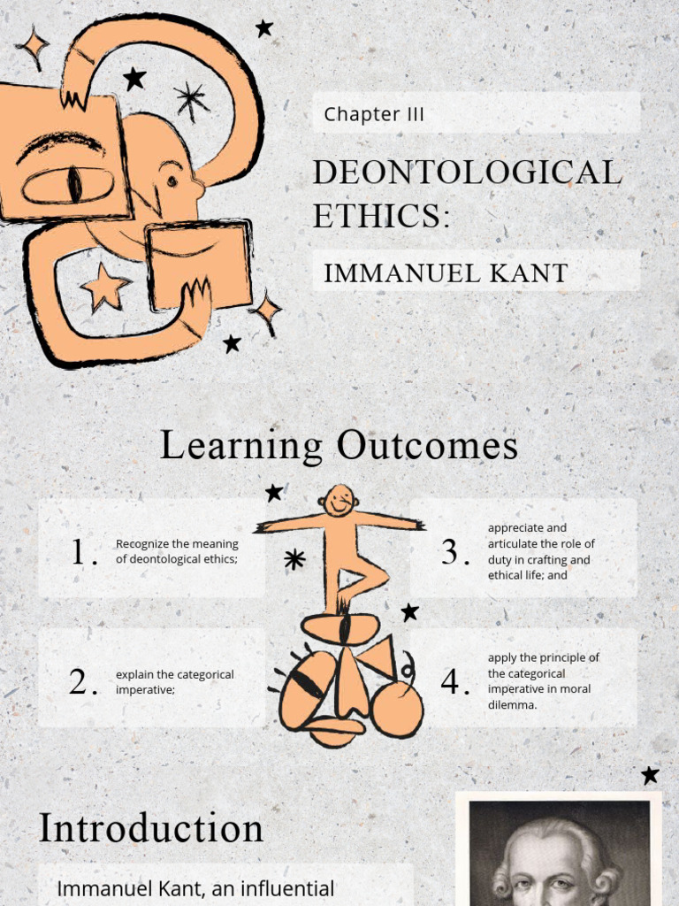 Kant's Deontological Ethics Guide | PDF | Immanuel Kant | Autonomy