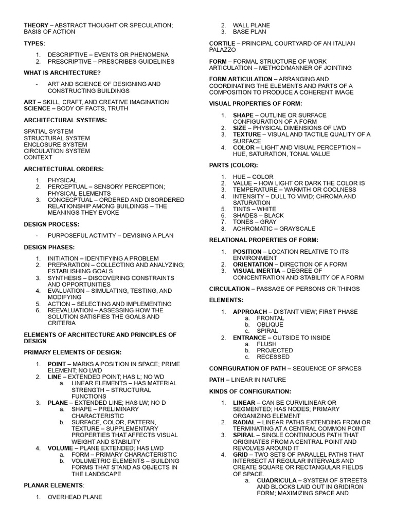 TOA | PDF | Composition (Visual Arts) | Ornament (Art)