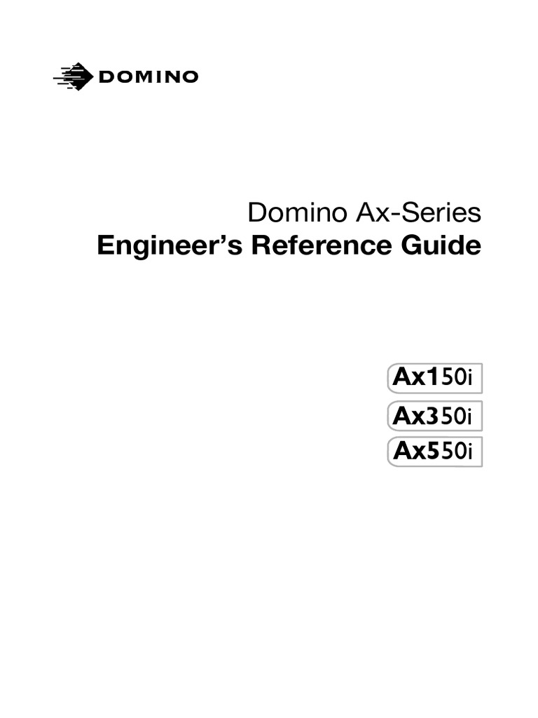 Engineer's Reference Guide: Domino Ax-Series | Download Free PDF ...