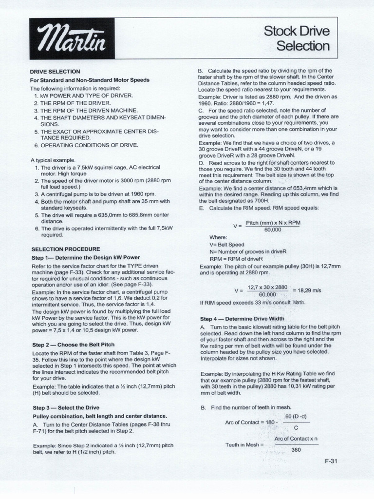 Cara Perhitungan Timing Pulley Pdf