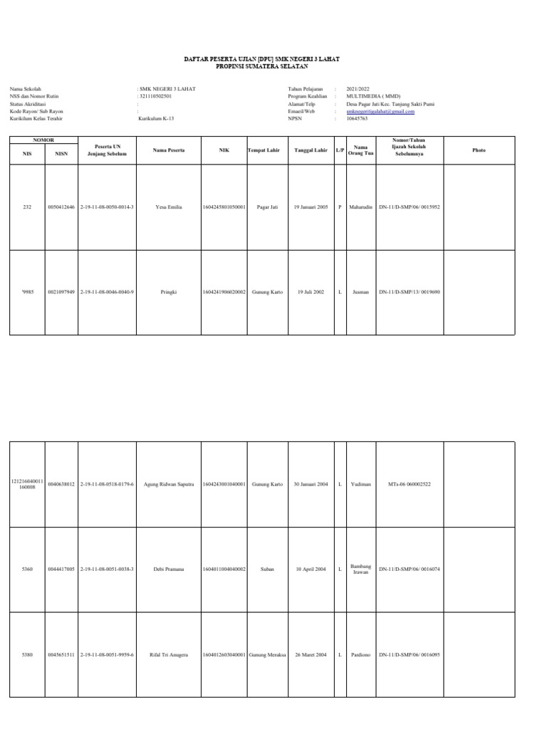 FORMAT DPU 2023-2024 Backup | PDF