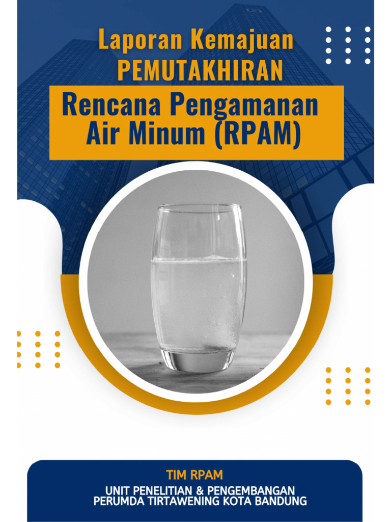 Pemutakhiran RPAM PDAM Kota Bandung | PDF | Bisnis