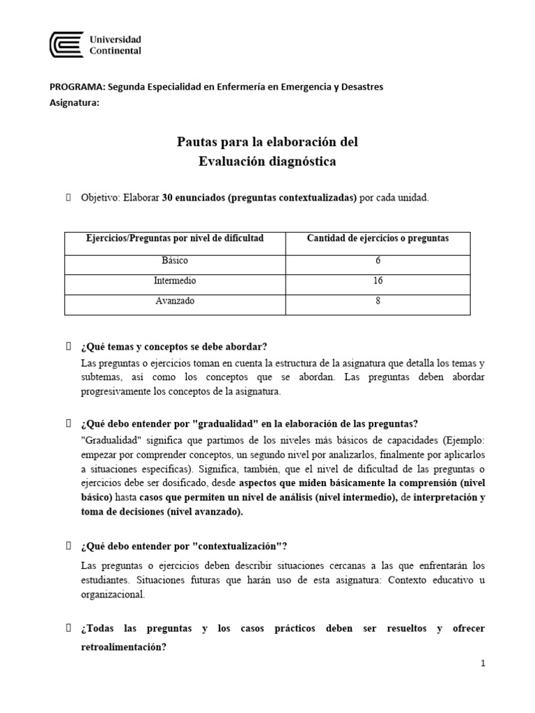 6 Ejemplo Evaluación Diagnóstica Pdf Enfermería Holismo 9518