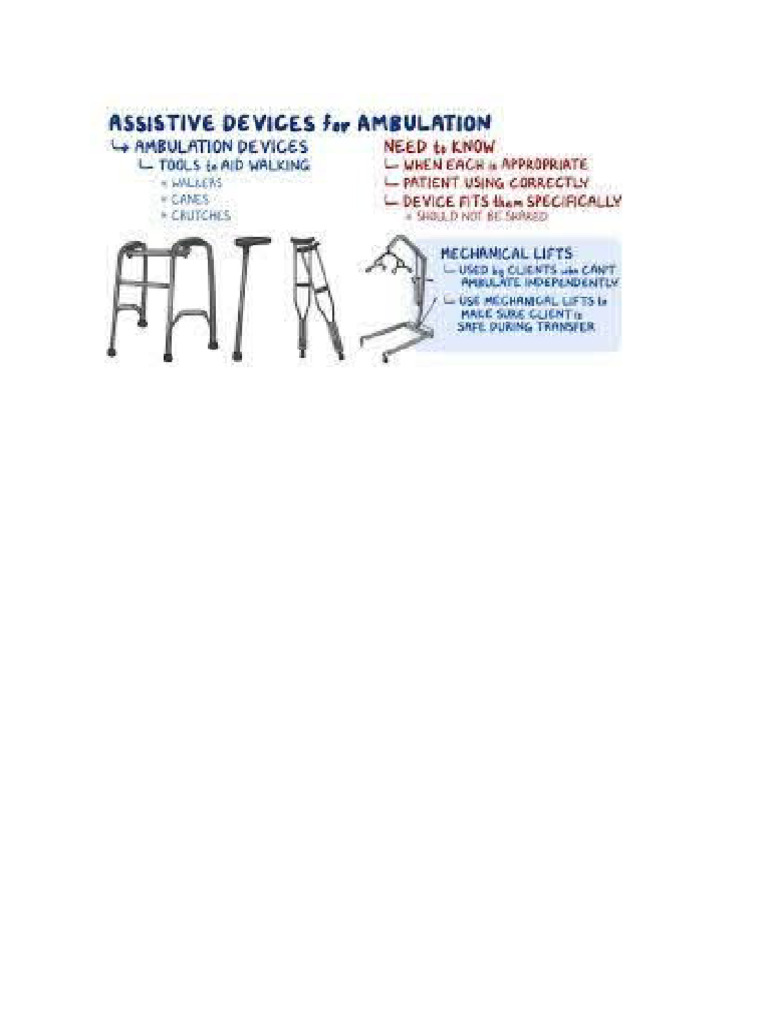 Ambulation Aids | PDF