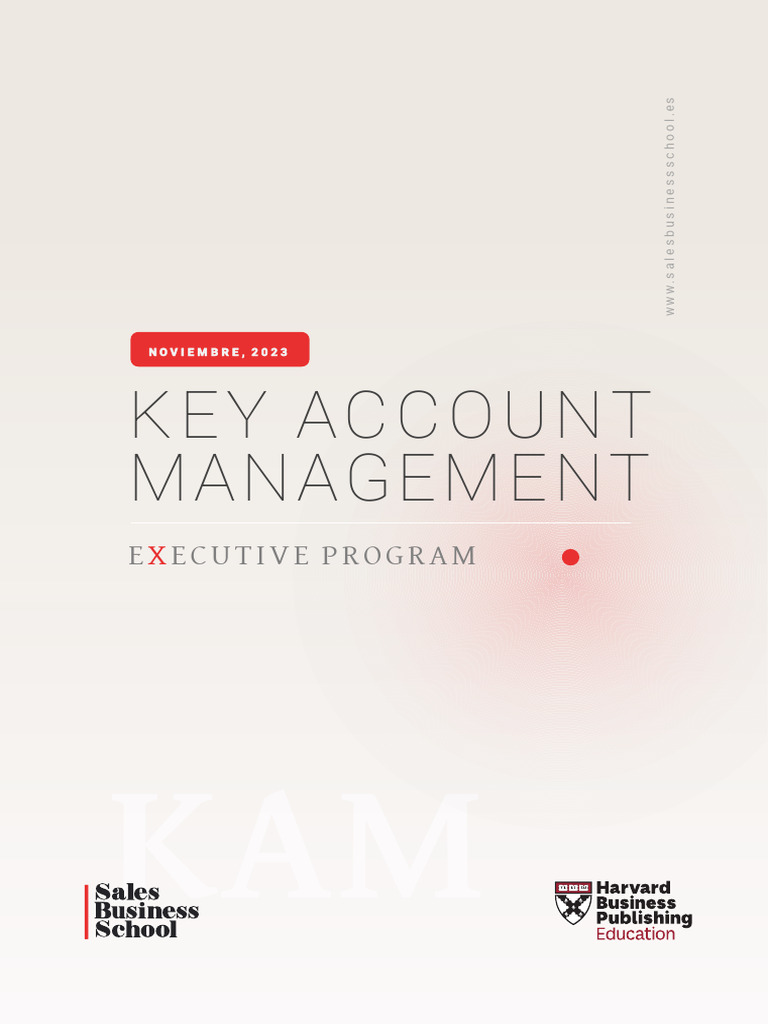 Key Account Management Executive Program - Sales Business School ...
