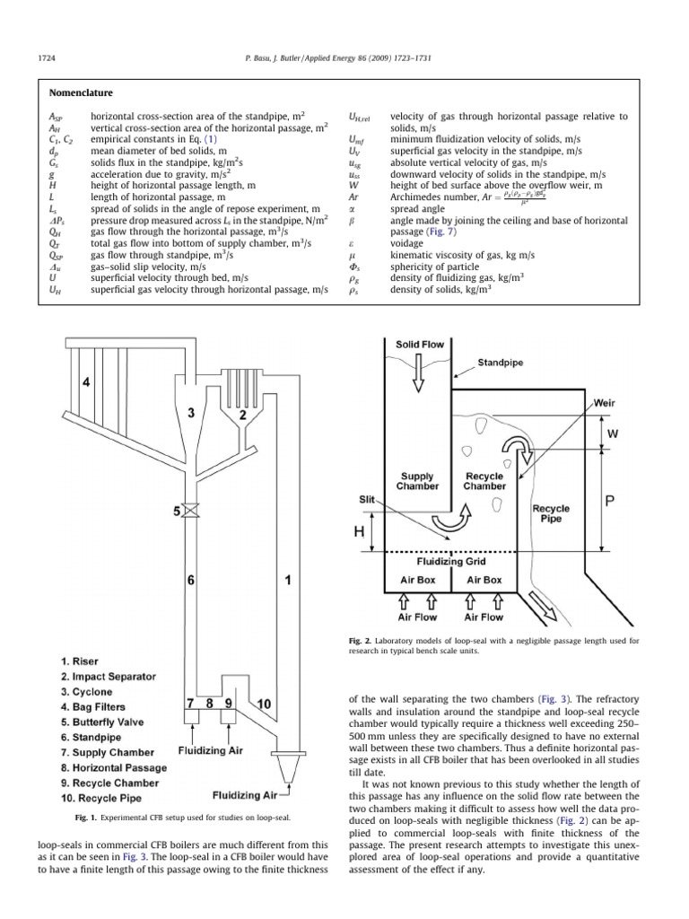 Article CFB Studies On The Operation of Loop Seal in Circulating ...