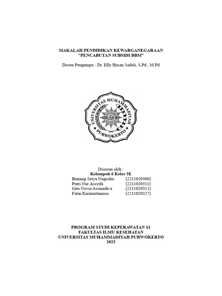 Dampak Pencabutan Subsidi BBM | PDF | Ilmu Sosial