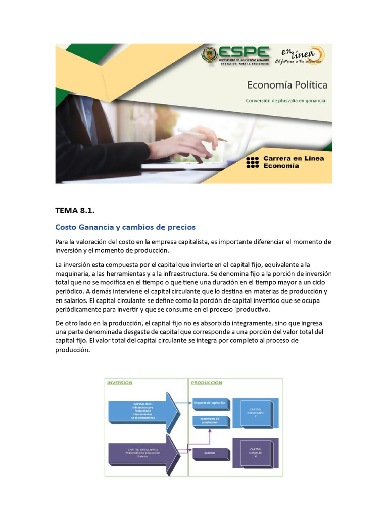 Tema 8 | PDF | Capital (economía) | Capitalismo