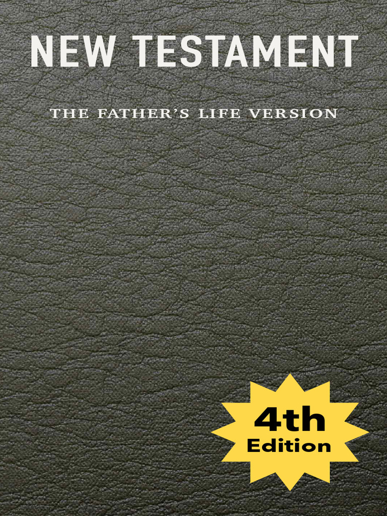 Fathers Life New Testament 4th Edition | PDF | Translations | Epistle ...