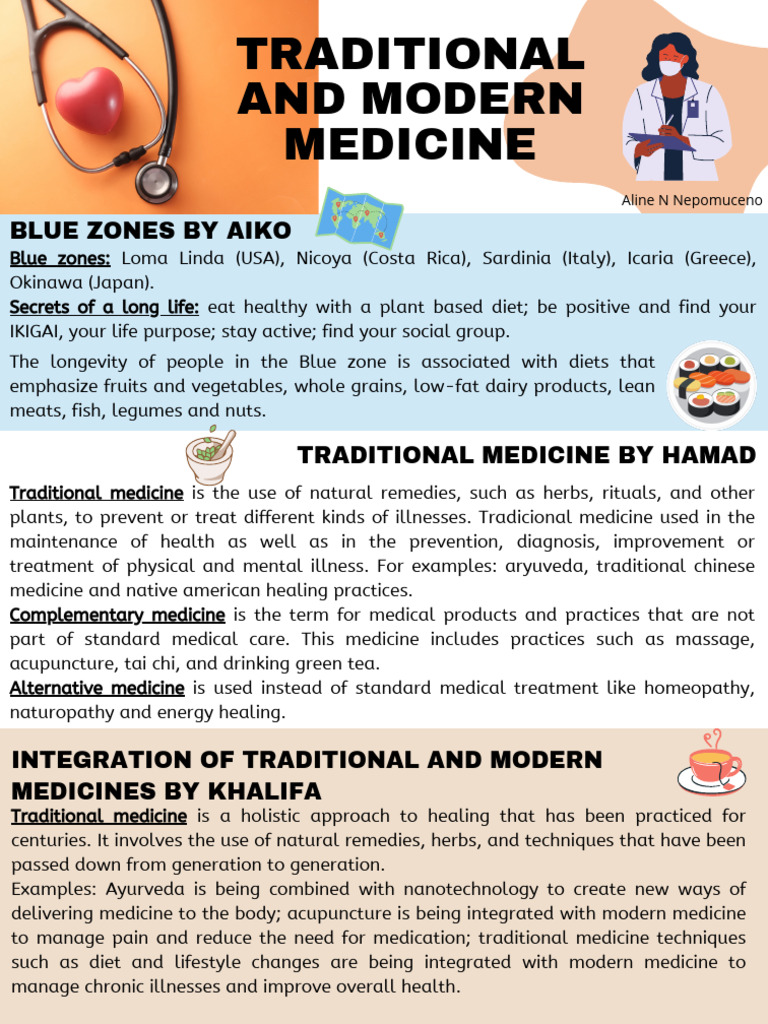 Traditional and Modern Medicine | PDF