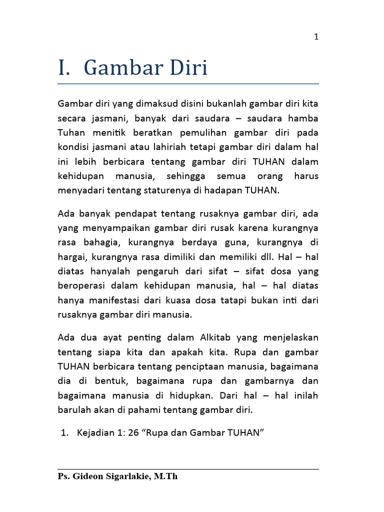 Gambar Diri | PDF