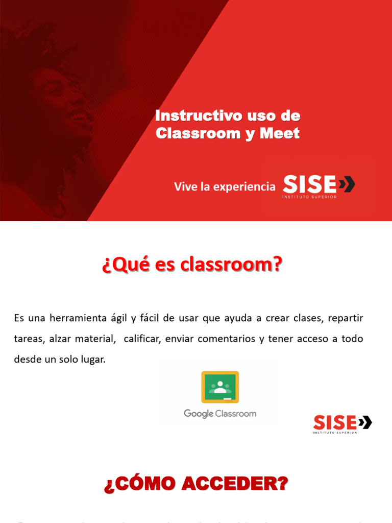 Instructivo Classroom y Meet - Alumnos | PDF | Ciencias sociales