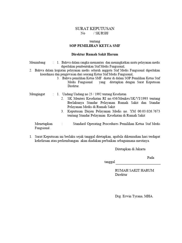 SK Sop Pemilihan Ka SMF | PDF | Pengembangan Diri | Sains & Matematika