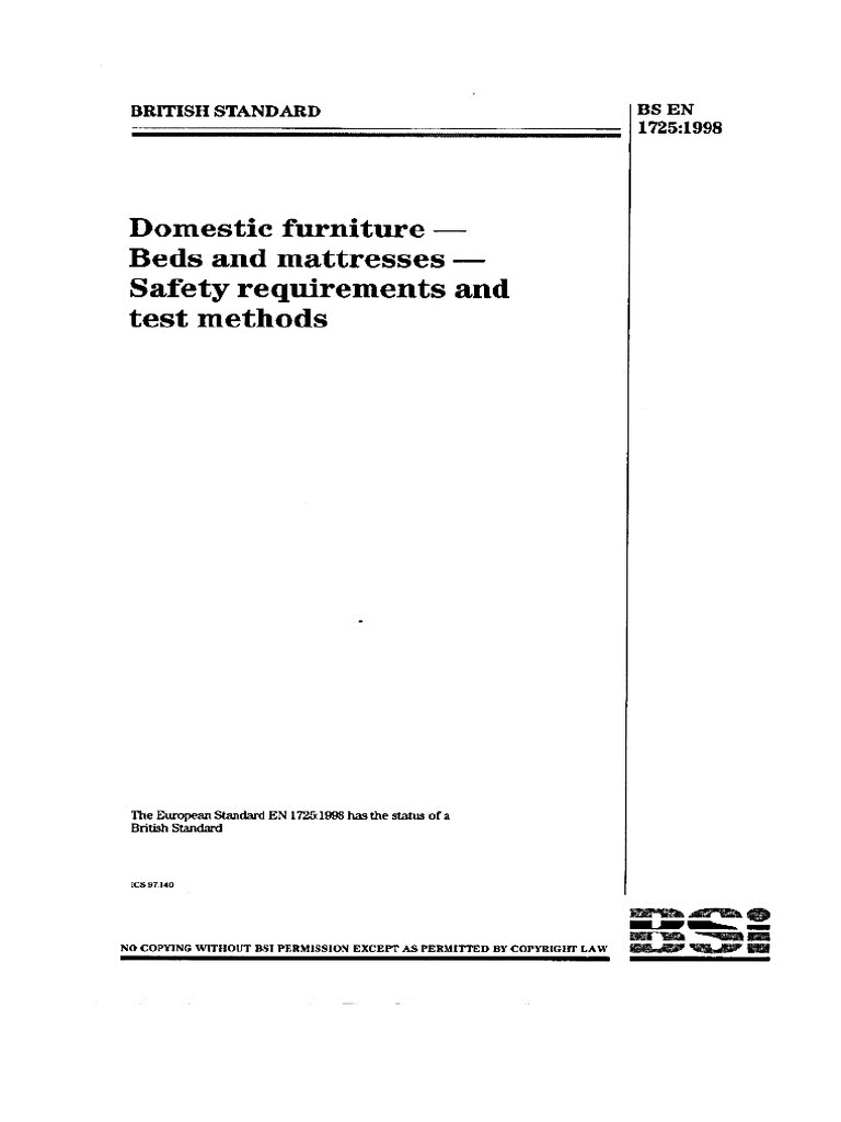 BS en 1725 | PDF