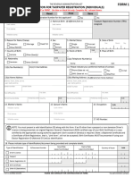 New TIN Application Form | PDF | Taxes
