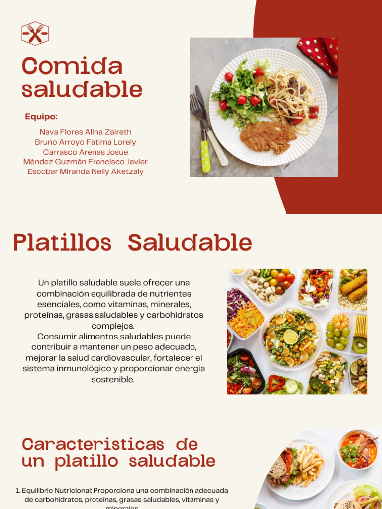 Guía de Platillos Saludables | PDF