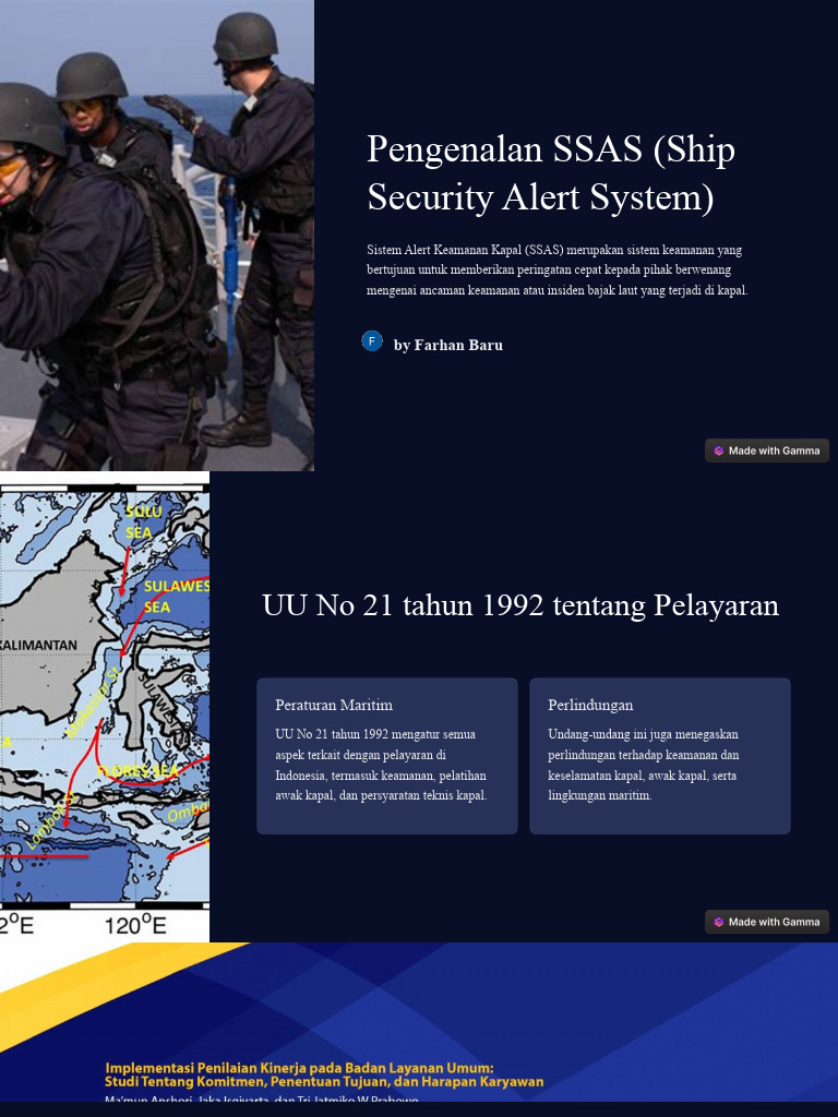 Pengenalan SSAS Ship Security Alert System | PDF