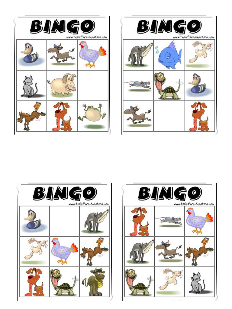 Bingo Animaux | PDF