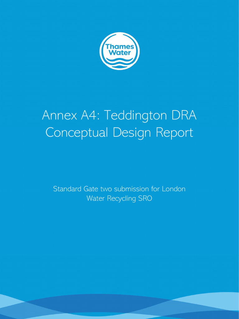 Annex A4 Teddington DRA | PDF | Sewage Treatment | Reclaimed Water
